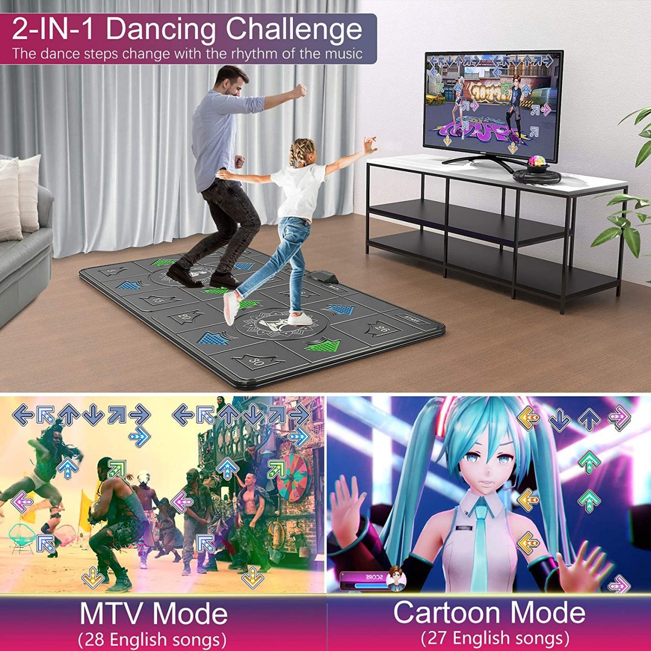 Dance Mat for Kids and Adults | Wireless Controllers | REVIEW ...